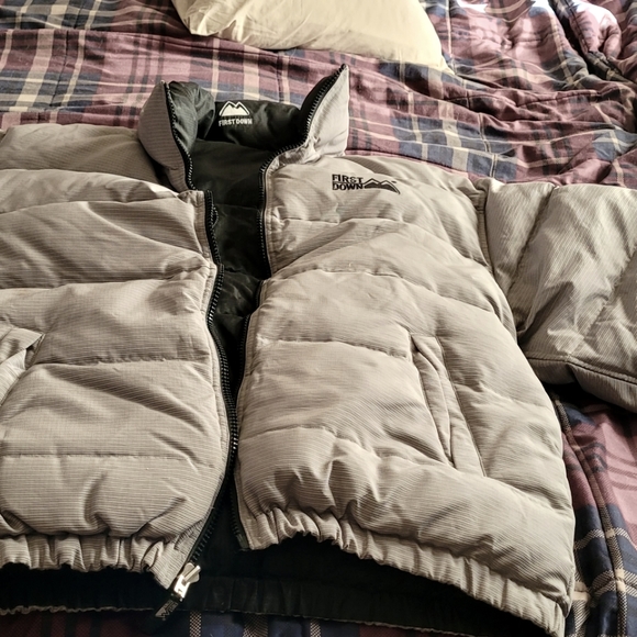 Jackets & Coats | Reversible First Down Puffer Coat | Poshmark